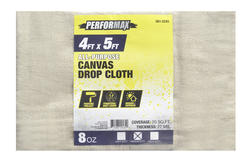 Performax® 4' x 5' Canvas Drop Cloth at Menards®