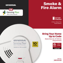 Sensing Plus Multi Criteria Smoke & Fire Alarm With 10-Year Tamper ...