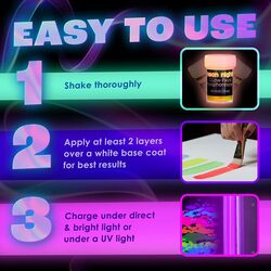 Neon Nights Glow-in-the-Dark Paint - 8 Pack at Menards®