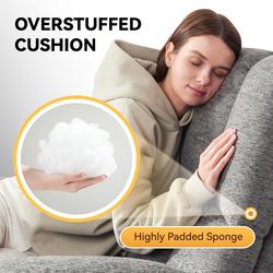 Oversized Light Gray Manual Rocker Recliner at Menards®