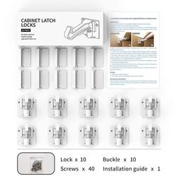 Cabinet Latch Locks - 10 Pack at Menards®