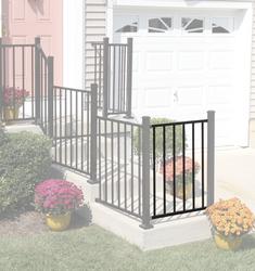 UltraDeck 6' x 34" Black Level Steel Rail Panel at Menards®