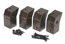 UltraDeck Bronze Stair/Angle Steel Rail Bracket Kit - 2 Pack at Menards®