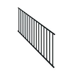 UltraDeck 8' x 34" Black Stair Steel Rail Panel at Menards®