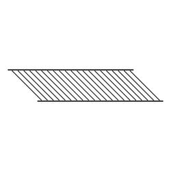 UltraDeck 8' x 34" Black Stair Steel Rail Panel at Menards®