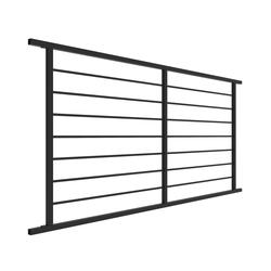 UltraDeck 6' x 34" Black Level Steel Horizontal Rod Rail at Menards®