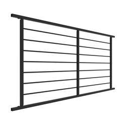 UltraDeck 6' x 34" Black Stair Steel Rod Rail at Menards®
