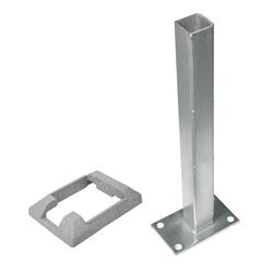 SimTek Gray Gate Post Mounting Bracket and Skirt at Menards®
