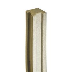 SimTek Fence 8'6" Beige Corner Fence Post at Menards®