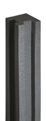 SimTek Fence 8'6" Dark Gray Corner Fence Post at Menards®