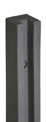 SimTek Fence 11'10" Dark Gray Plastic End Post at Menards®
