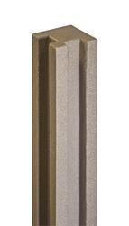 SimTek Fence 8'6" Brown Corner Fence Post at Menards®