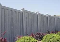 SimTek Fence Gray Gap Filler for Line and End Post at Menards®