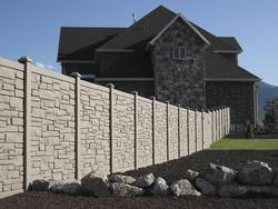 SimTek® EcoStone® 6 x 6 Beige Composite Fence Panel at Menards®