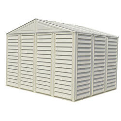 DuraMax WoodBridge 10 x 8 Outdoor Vinyl Storage Shed at Menards®