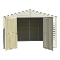 DuraMax WoodBridge 10 x 8 Outdoor Vinyl Storage Shed at Menards®