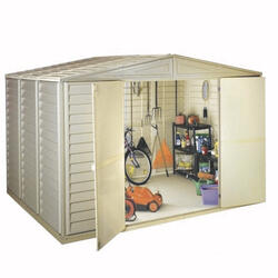 DuraMax WoodBridge 10 x 8 Outdoor Vinyl Storage Shed at Menards®