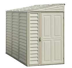 DuraMax® SideMate 4 x 8 x 6' Vinyl Storage Shed with Foundation Kit at ...