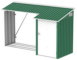 DuraMax® WoodStore Combo 9 x 3 x 5' Steel Storage Shed at Menards®
