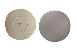 Bamboozle 8" Natural/Dove Curved Plates - 4 Pack at Menards®