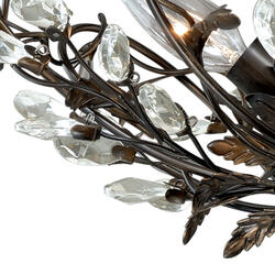 Patriot Lighting® Jardin Bronze Semi-Flush Mount Ceiling Light at Menards®