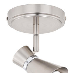 Patriot Lighting® Alto Brushed Nickel LED Flush Mount Ceiling Light at ...