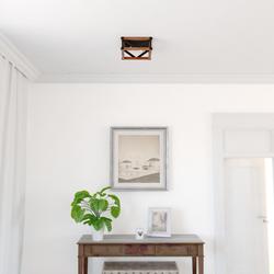 Patriot Lighting® Wade Matte Black 2-Light Flush Mount Ceiling Light at ...