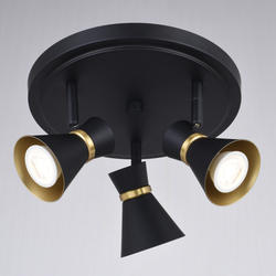 Patriot Lighting® Alto Matte Black 3 Light LED Track Light at Menards®