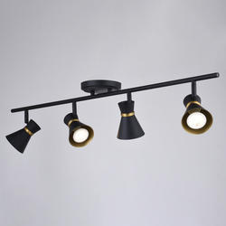 Patriot Lighting® Alto Matte Black 4 Light LED Track Light at Menards®
