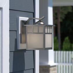 Patriot Lighting® Mission Stainless Steel Outdoor Wall Light at Menards®