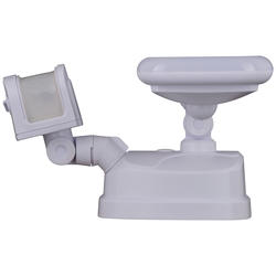 Patriot Lighting® Theta White 2-Light LED Outdoor Motion Sensor Flood ...