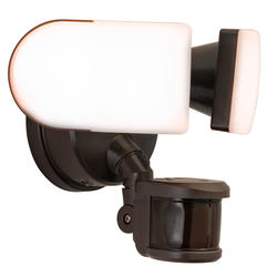Patriot Lighting® Lamdba Bronze 2-Light LED Outdoor Motion Sensor ...