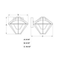 Patriot Lighting® Jackson Textured Black 1-Light Outdoor Wall Light at ...