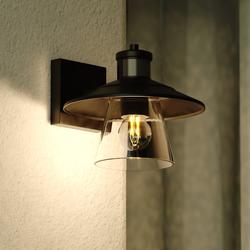 Patriot Lighting® Westport Textured Black 1-Light Decorative Security ...