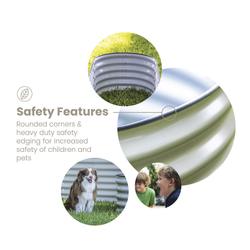 Vego Garden® 17" Tall 10-in-1 Modular Metal Raised Garden Bed Kit ...