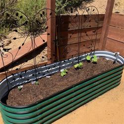 Vego Garden® 17" Tall 6-in-1 Modular Metal Raised Garden Bed Kit ...