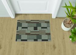 U-Carpet Brick Grey Shell 20.5" x 30" Accent Rug at Menards®