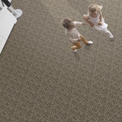 U-Carpet™ Classic Path Rhythm Brown Indoor/Outdoor Carpet 12 ft. Wide ...