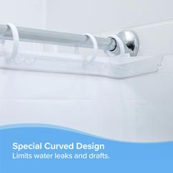 SlipX Solutions® 11-1/4" Clear Shower Splash Guards - 2 Count at Menards®