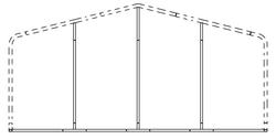 VersaTube® 24' W x 7.5' H Back Enclosure Frame at Menards®
