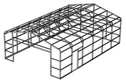 VersaTube® 24' W x 36' L x 10' H Garage Frame at Menards®