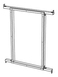 VersaTube® 3' x 3'-5' Window Frame 2" x 3" Frame 5' OC at Menards®