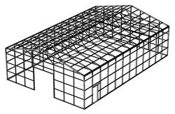 VersaTube® 40' W x 60' L x 14' H Building Frame at Menards®