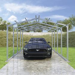 VersaTube® Pinnacle 12' W x 21' L x 7' H Heavy-Duty Series Carport ...