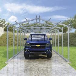 VersaTube® Pinnacle 12' W x 30' L x 7' H Heavy-Duty Series Carport ...
