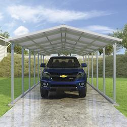 VersaTube® Pinnacle 12' W x 30' L x 7' H Heavy-Duty Series Carport ...