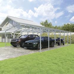 VersaTube® Pinnacle 20' W x 30' L x 7' H Heavy-Duty Series Carport ...