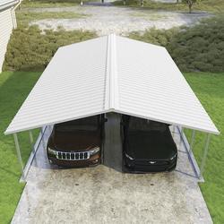 VersaTube® Pinnacle 20' W x 30' L x 7' H Heavy-Duty Series Carport ...