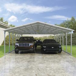 VersaTube® Pinnacle 20' W x 30' L x 7' H Heavy-Duty Series Carport ...