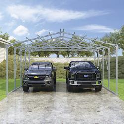 VersaTube® Pinnacle 20' W x 21' L x 9' H Heavy-Duty Series Carport ...